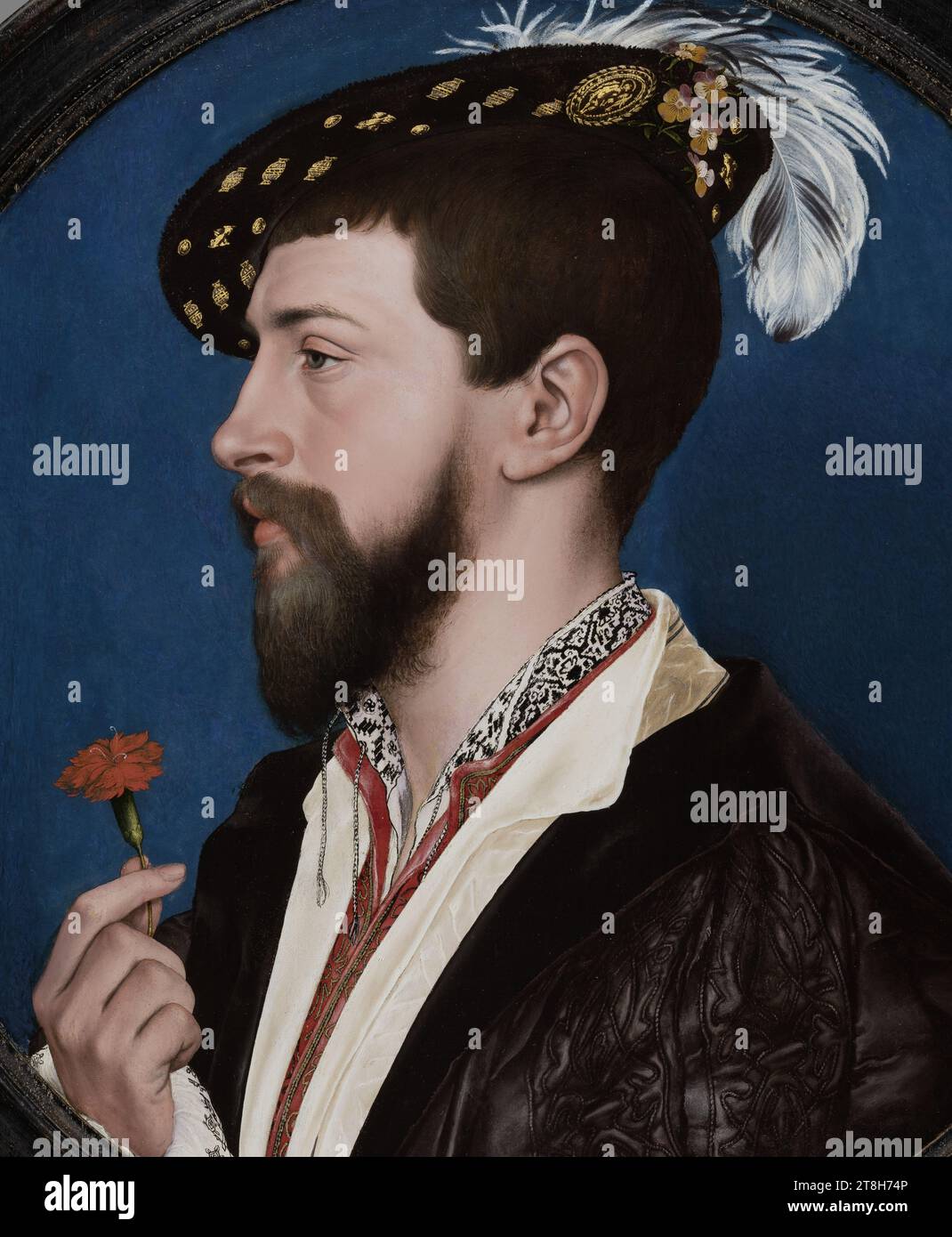 HANS HOLBEIN D. J., portrait of Simon George of Cornwall, ca. 1535 ...