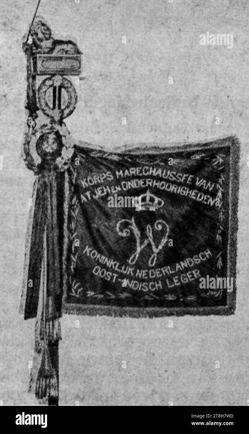 Vaandel van het Korps Marechaussee van Atjeh en Onderhoorigheden ...