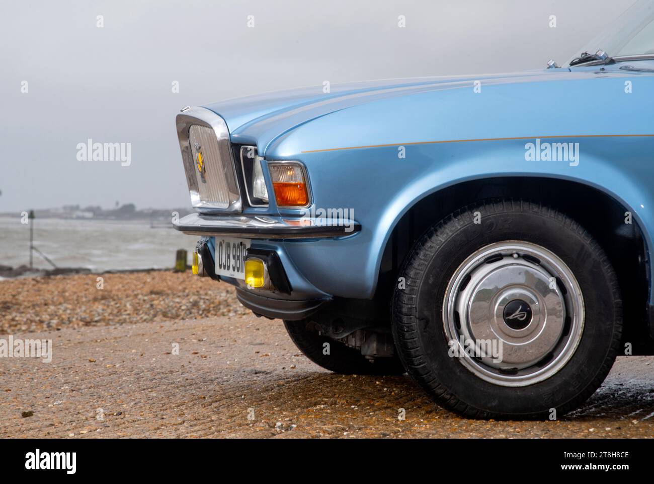 1979 Austin Allegro Vanden Plan classic luxury car Stock Photo - Alamy