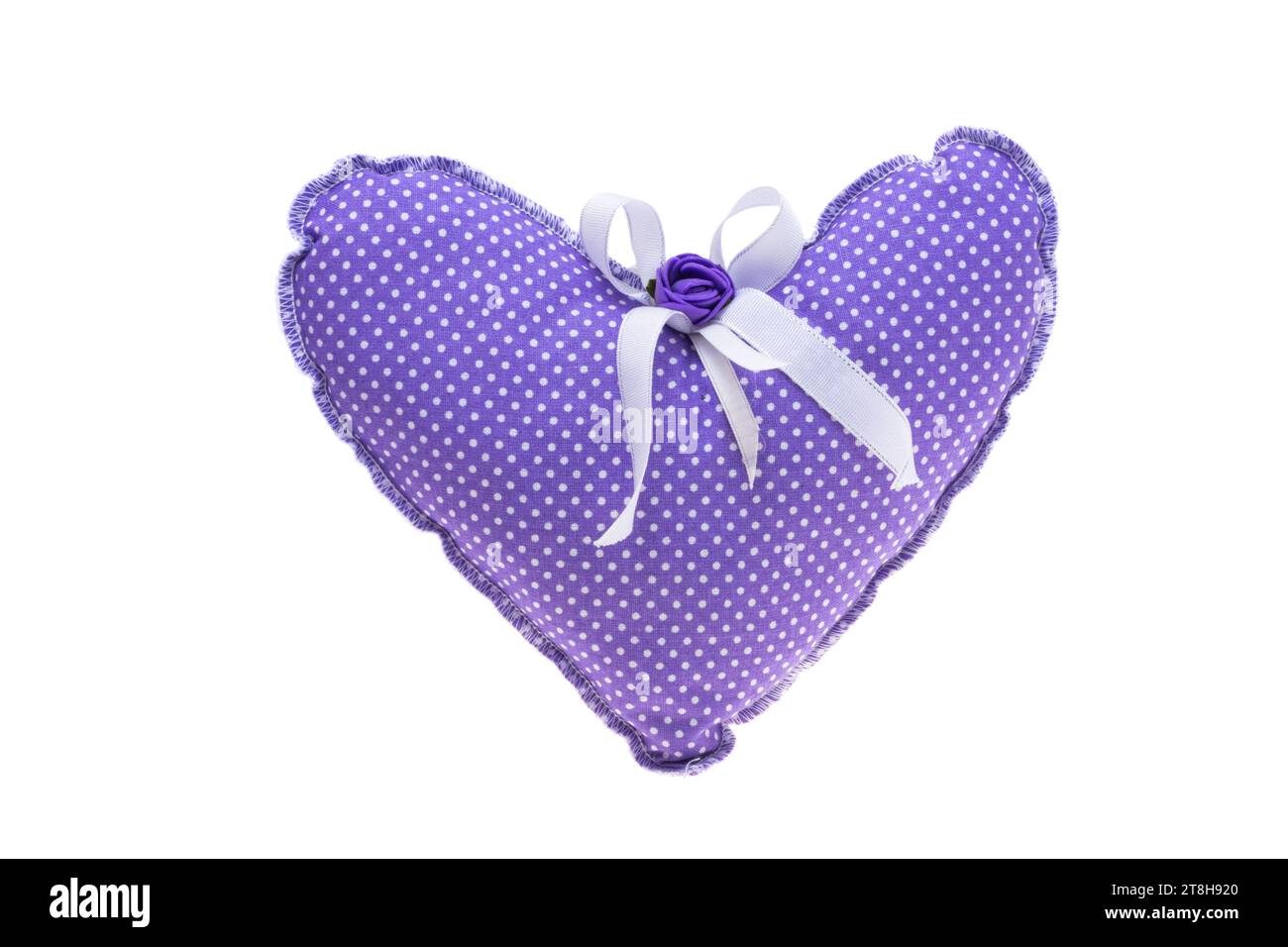 lavender heart with dry lavender isolated on white background Stock ...