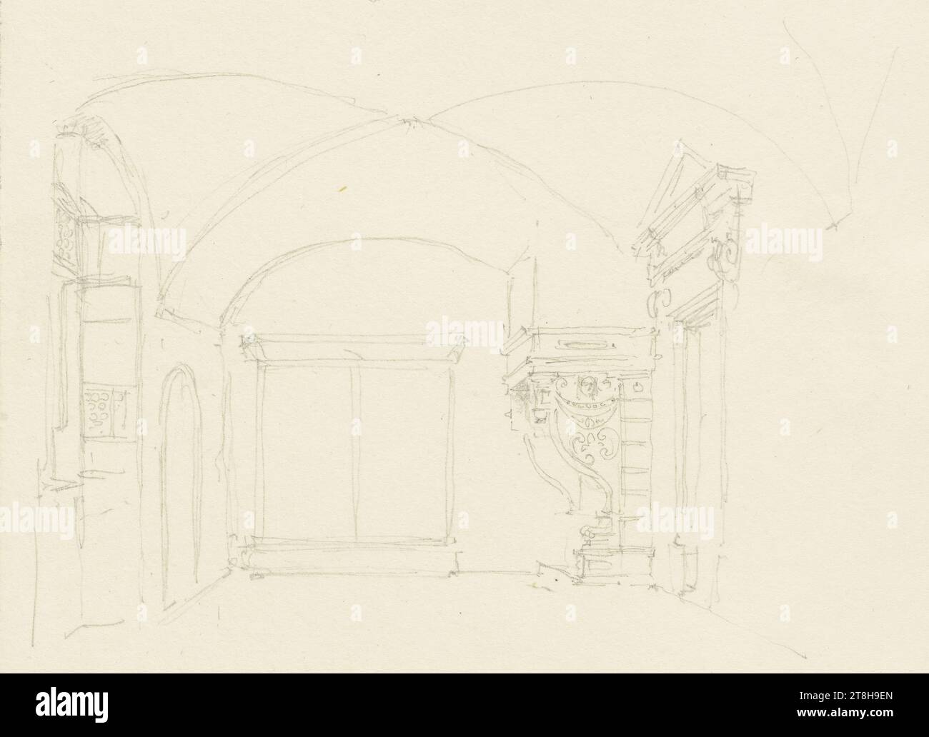 Groin vaulted room hi-res stock photography and images - Alamy