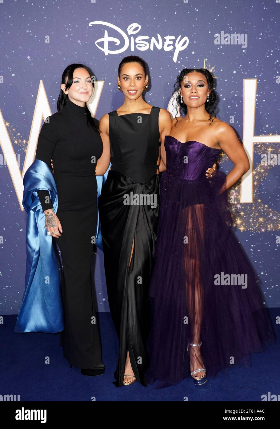 (left to right) Julia Michaels, Rochelle Humes and Ariana DeBose ...
