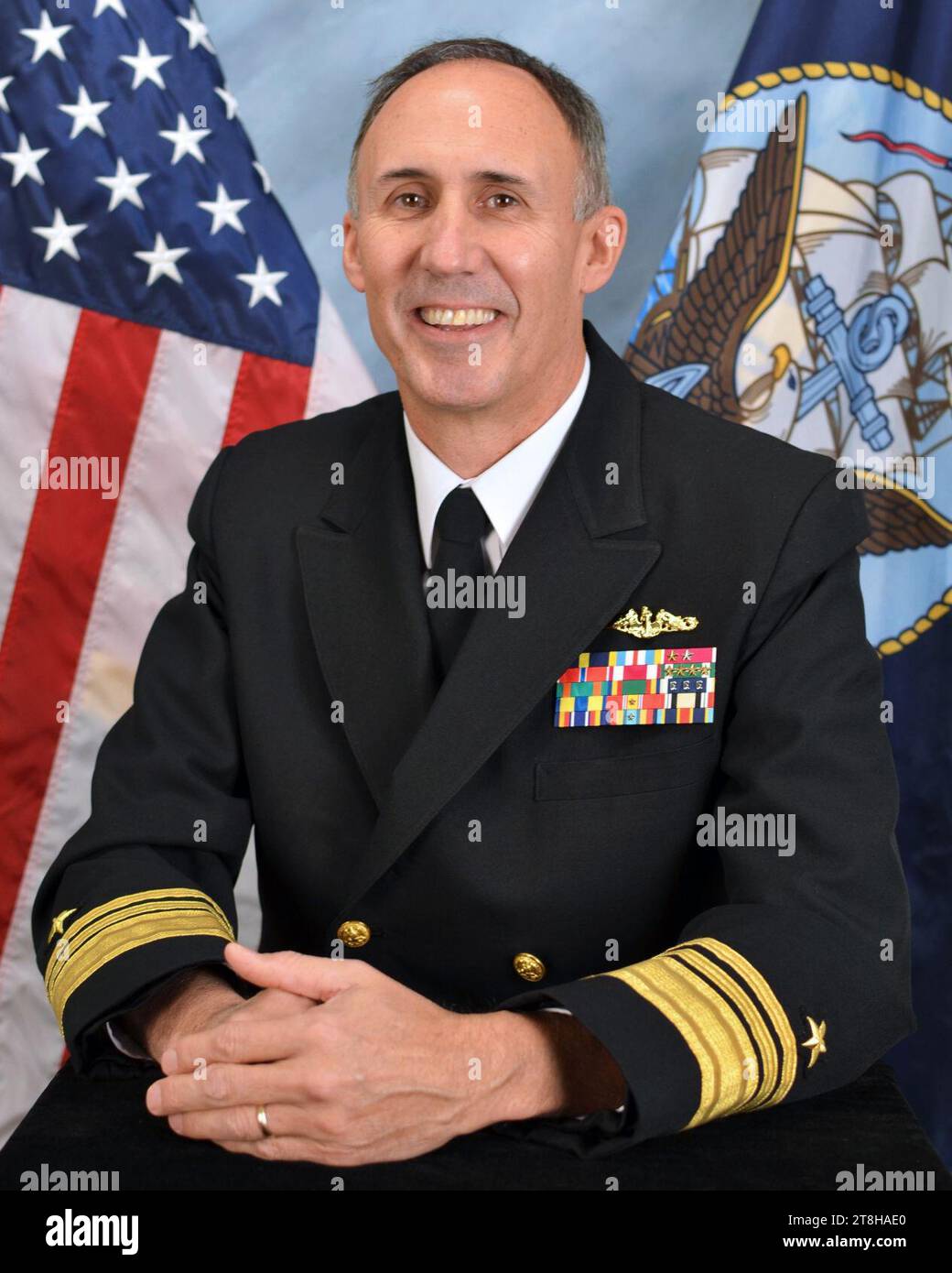VADM Scott Van Buskirk Official Portrait 2011 Stock Photo - Alamy
