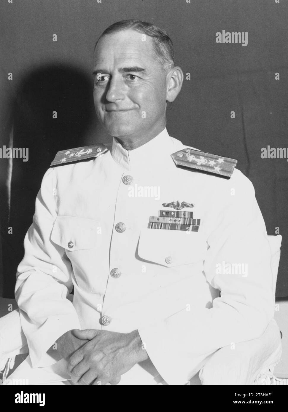 VADM Lynde D. McCormick (cropped Stock Photo - Alamy