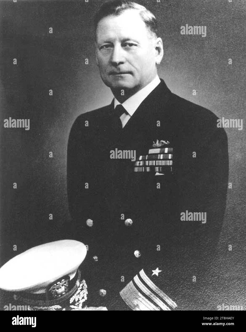 VADM Paul F Foster 1950s Stock Photo - Alamy