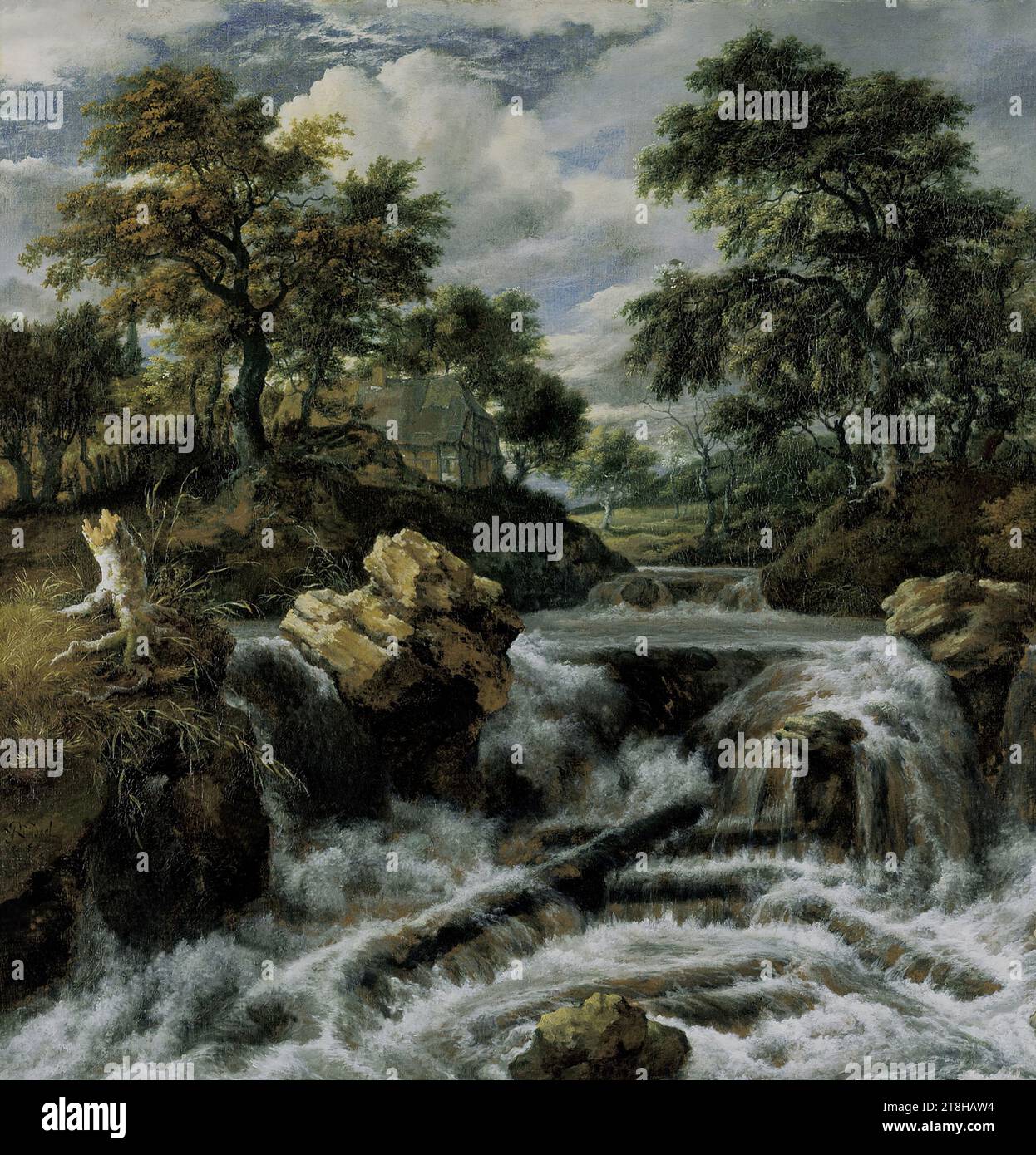 Norwegian waterfall 1670 jacob isaacksz van ruisdael hi-res stock ...