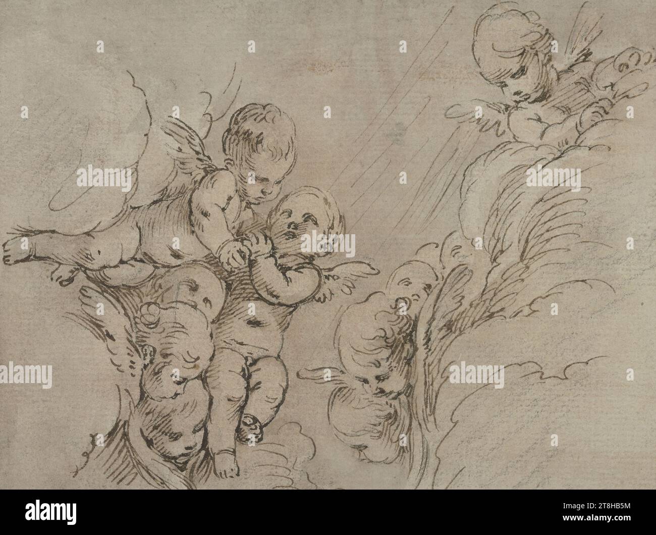 Angel in clouds hi-res stock photography and images - Alamy