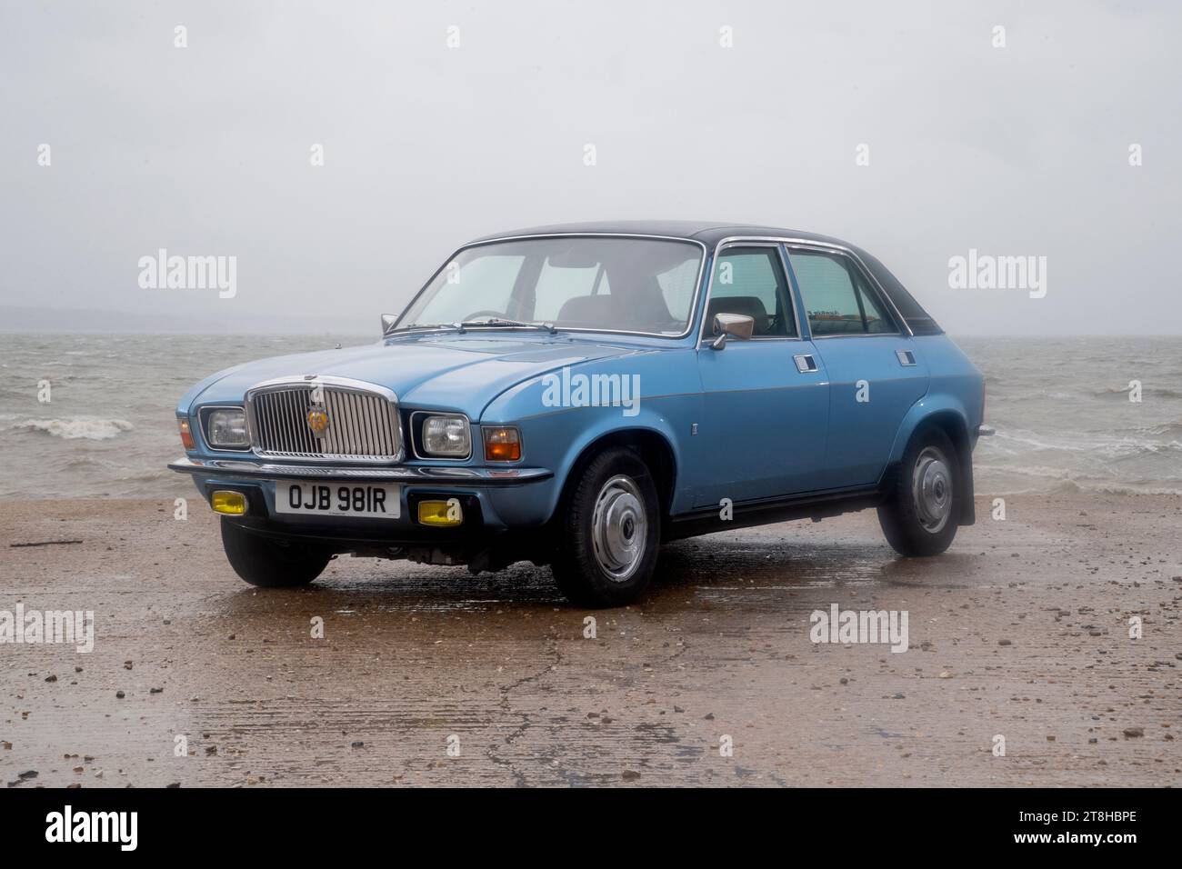 1979 Austin Allegro Vanden Plan classic luxury car Stock Photo - Alamy