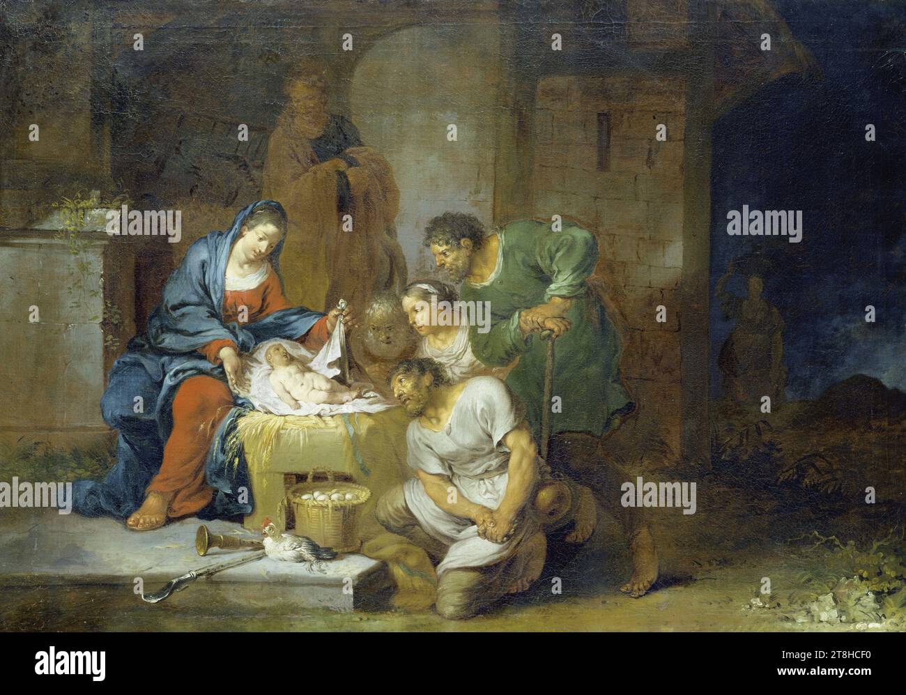 JANUARIUS ZICK, The Adoration of the Shepherds, ca. 1765, dimensions ...