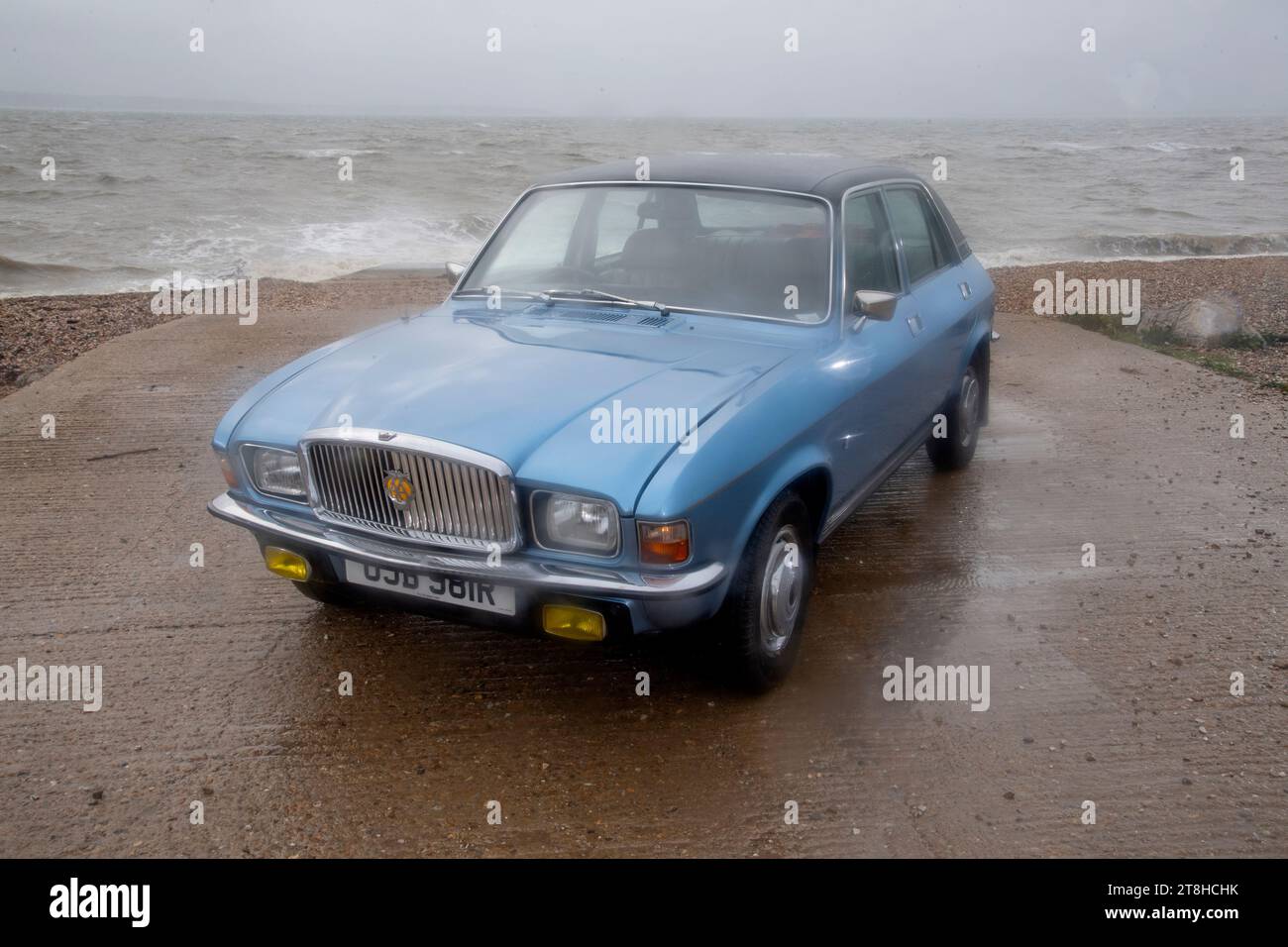 1979 Austin Allegro Vanden Plan classic luxury car Stock Photo - Alamy
