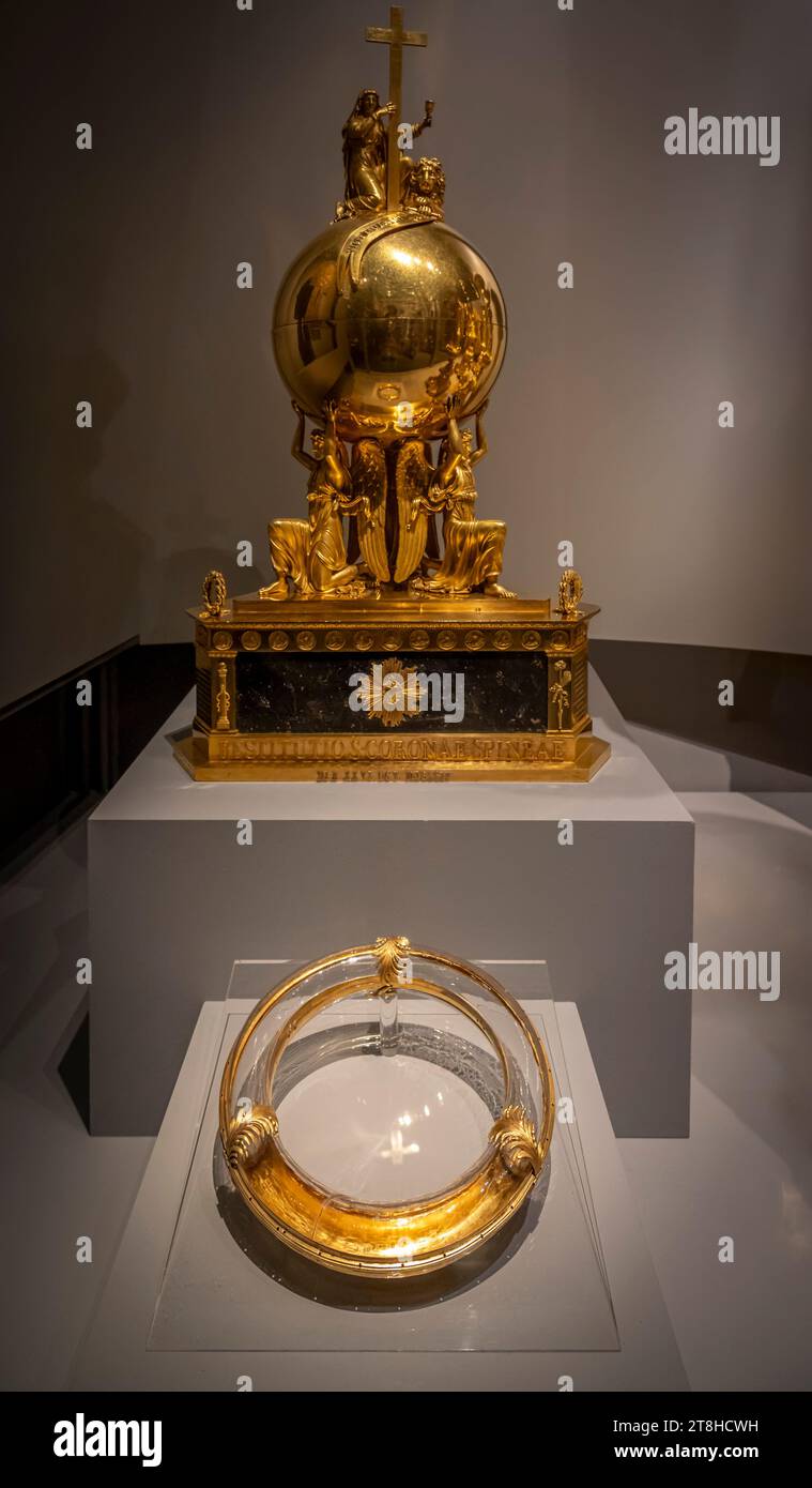 Paris, France - 11 16 2023: Louvre Museum. The Treasure of Notre-Dame ...