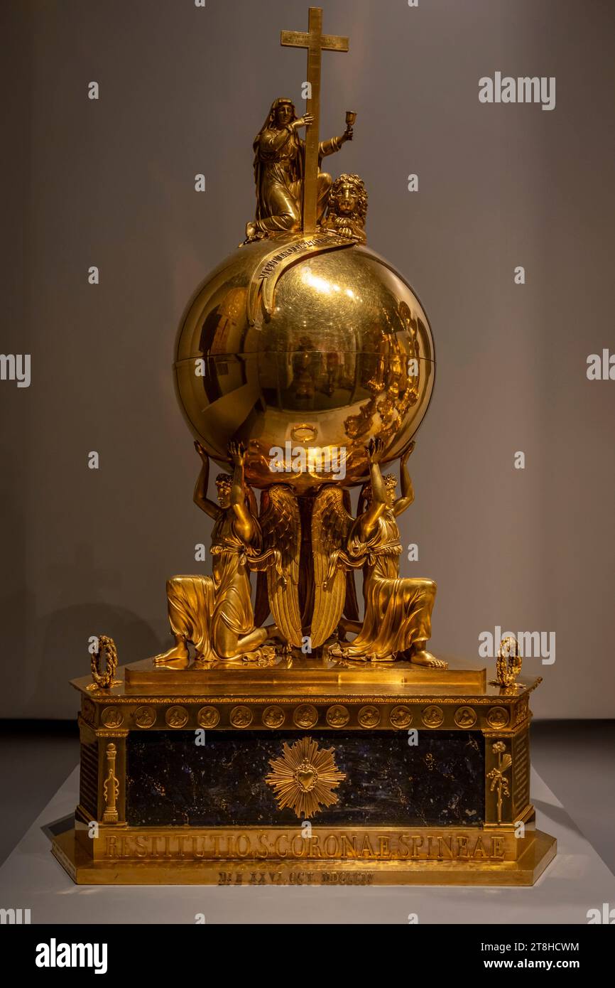 Paris, France - 11 16 2023: Louvre Museum. The Treasure of Notre-Dame ...