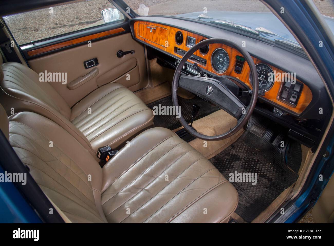 1979 Austin Allegro Vanden Plan classic luxury car Stock Photo - Alamy