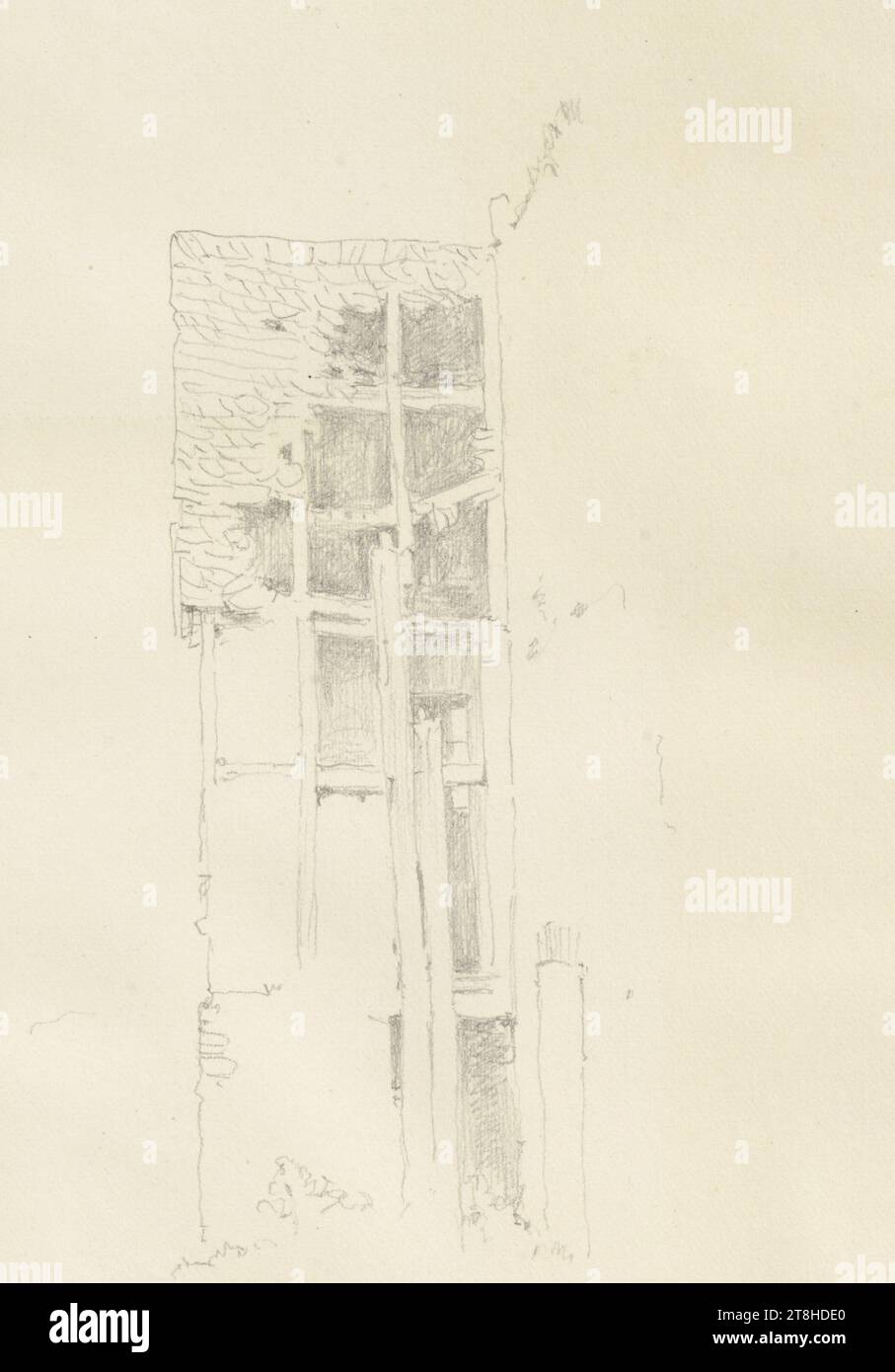 Crumbling half timbered house hi-res stock photography and images - Alamy