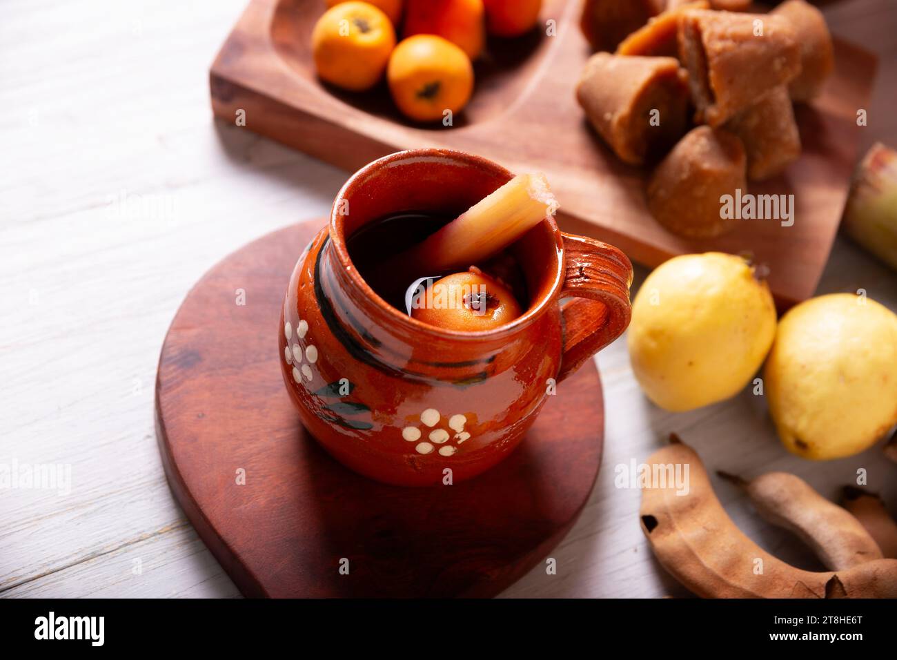 Mexican Ponche. Christmas fruit punch is a hot fruit-infused drink ...