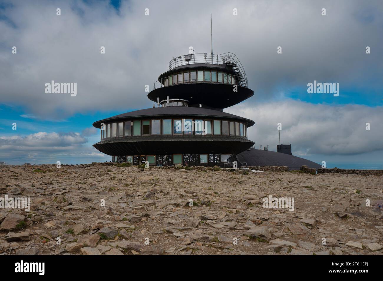 High Mountain Meteorological Observatory. Karpacz, Sniezka Mountain ...
