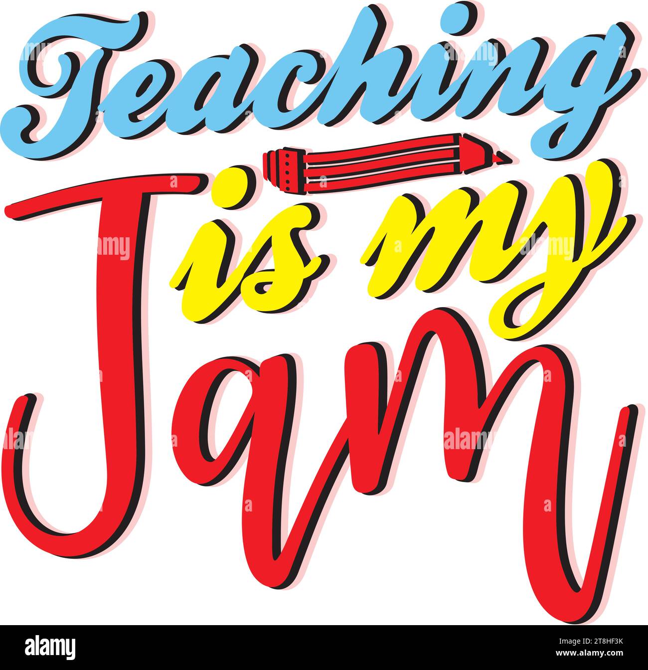 Jam font Cut Out Stock Images & Pictures - Alamy