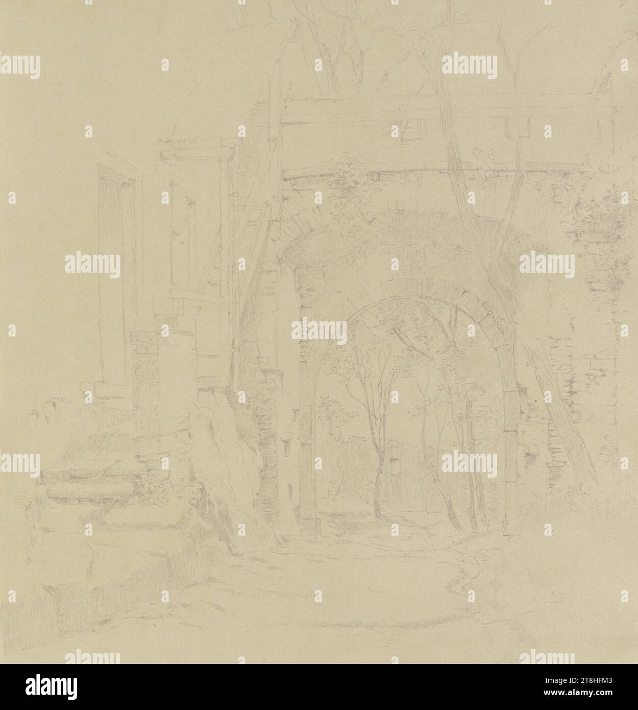 CARL THEODOR REIFFENSTEIN, Gate of Eppstein Castle, August 7, 1889 ...