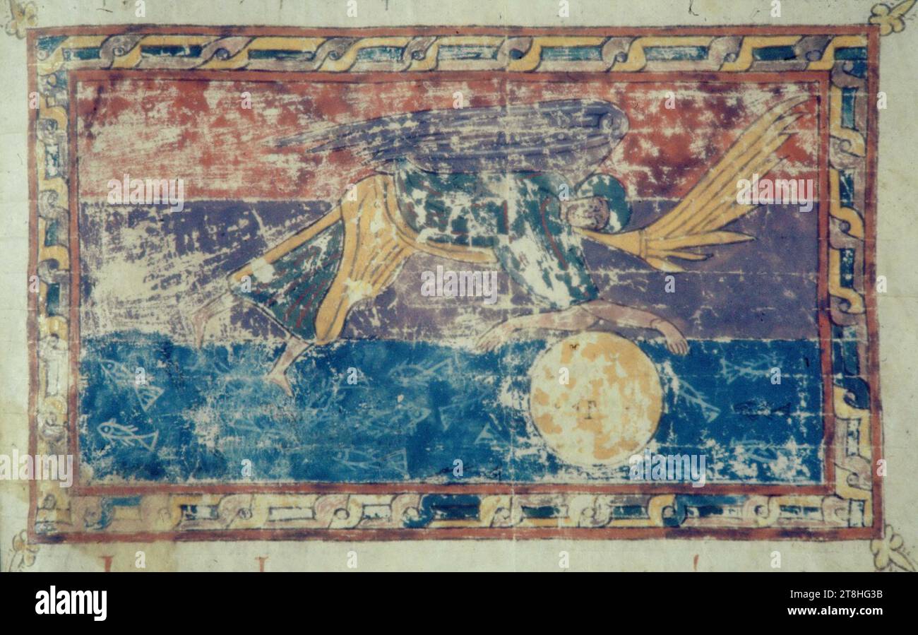 Valcavado Beatus f. 170r - Millstone Stock Photo - Alamy