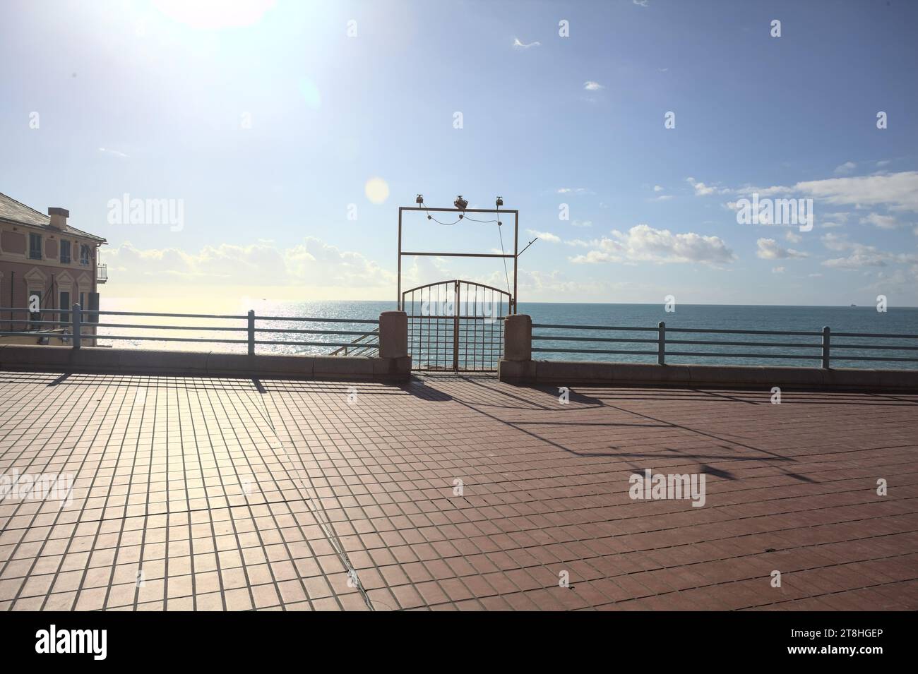 Sunny morning on promenade hi-res stock photography and images - Alamy