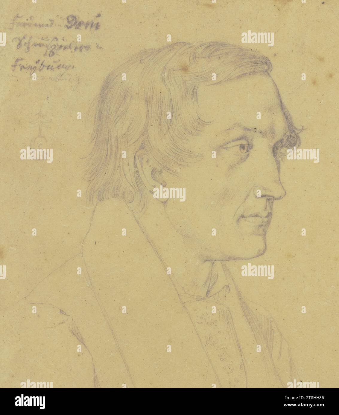 KARL SANDHAAS, after CARL PHILIPP FOHR, an actor from Freiburg, sheet ...