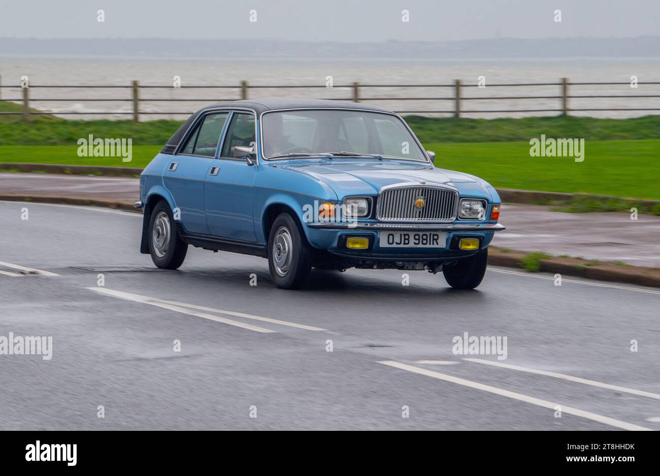 1979 Austin Allegro Vanden Plan classic luxury car Stock Photo - Alamy