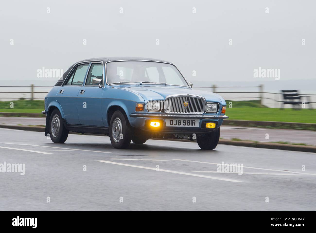 1979 Austin Allegro Vanden Plan classic luxury car Stock Photo - Alamy