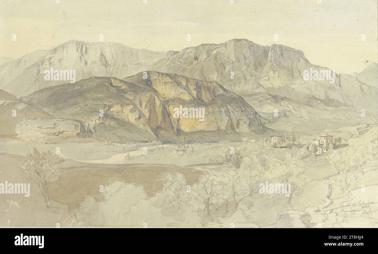 FRITZ BAMBERGER, surroundings of Trent, September 28, 1856, sheet, 342 ...