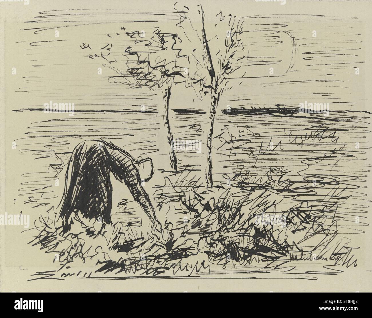 Drawing by max liebermann hi-res stock photography and images - Alamy