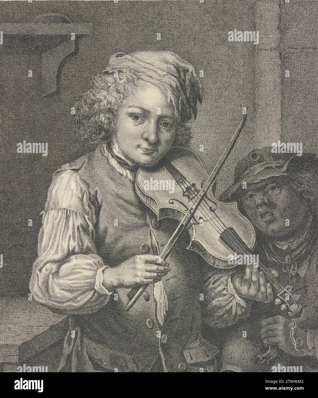 ISAAK BAGER, after JOHANN CONRAD SEEKATZ, A Savoyard boy playing the ...