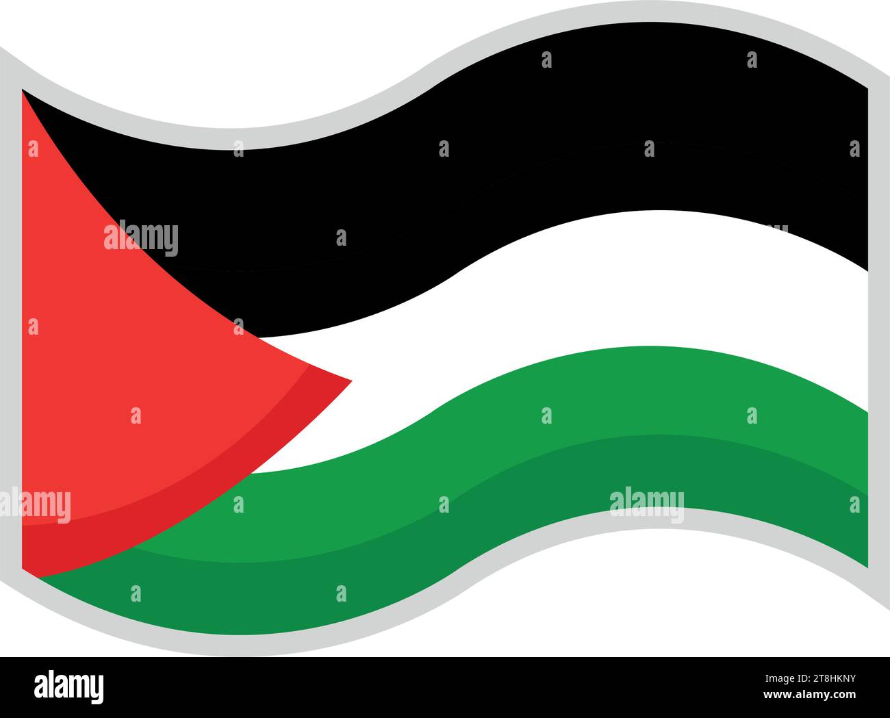palestine save hand with palestinian flag Stock Vector Image & Art - Alamy