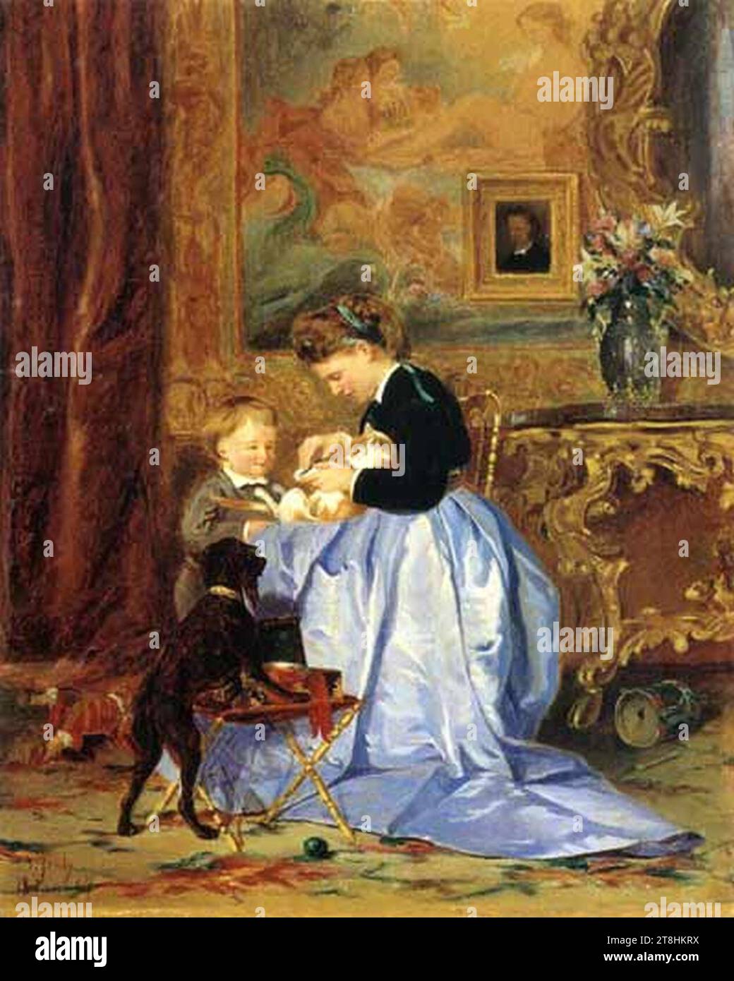 Valery Jacobi Family Artist Stock Photo - Alamy