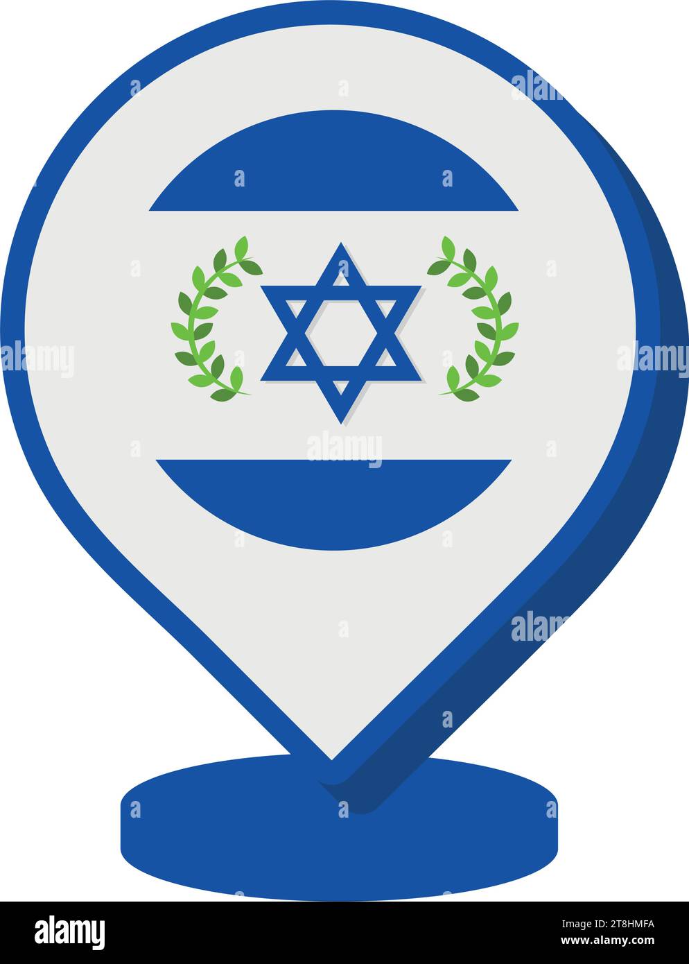 Israel palestine conflict map Stock Vector Images - Alamy