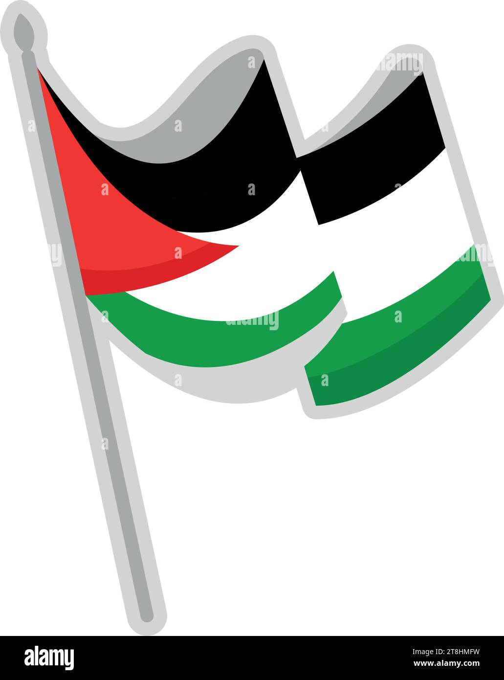 Palestine demonstration Stock Vector Images - Alamy