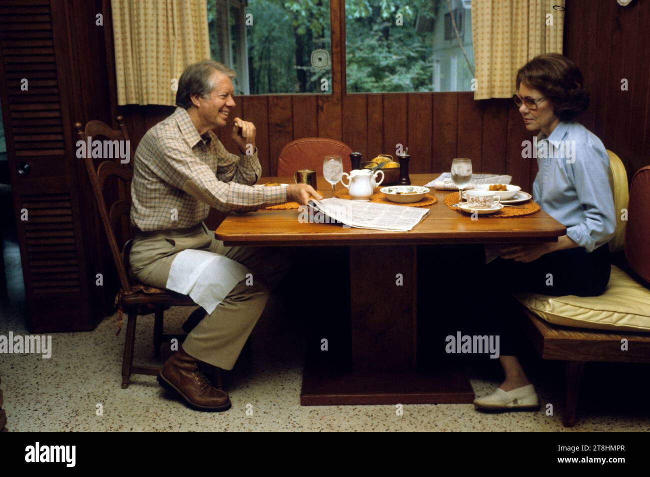 May 1, 1982, Plains, Georgia, USA; Former US President JIMMY CARTER ...