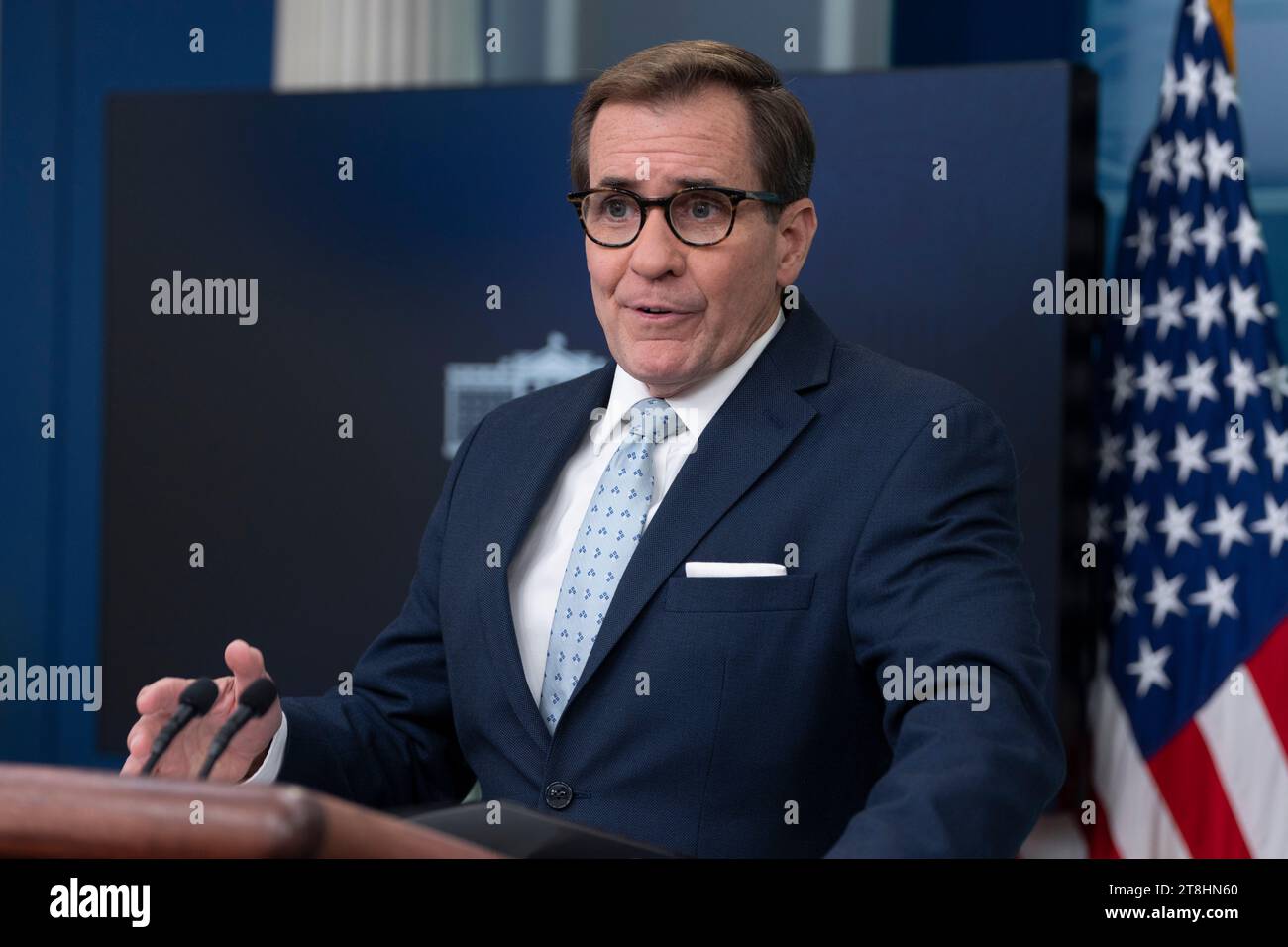 NSC Coordinator for Strategic Communications John Kirby participates in ...