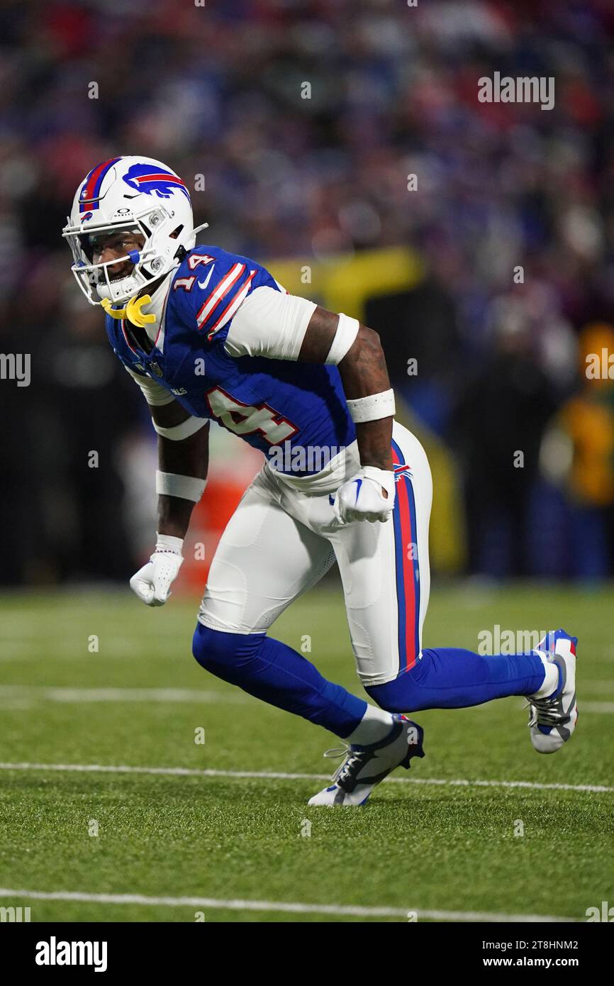 Buffalo Bills running back James Cook (4) during an NFL football game ...