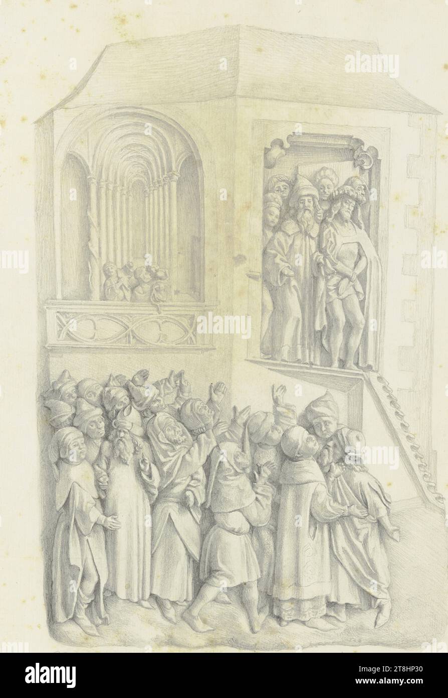 GERMAN, 19TH CENTURY, Ecce Homo, December 9, 1849, sheet, 339 x 235 mm ...
