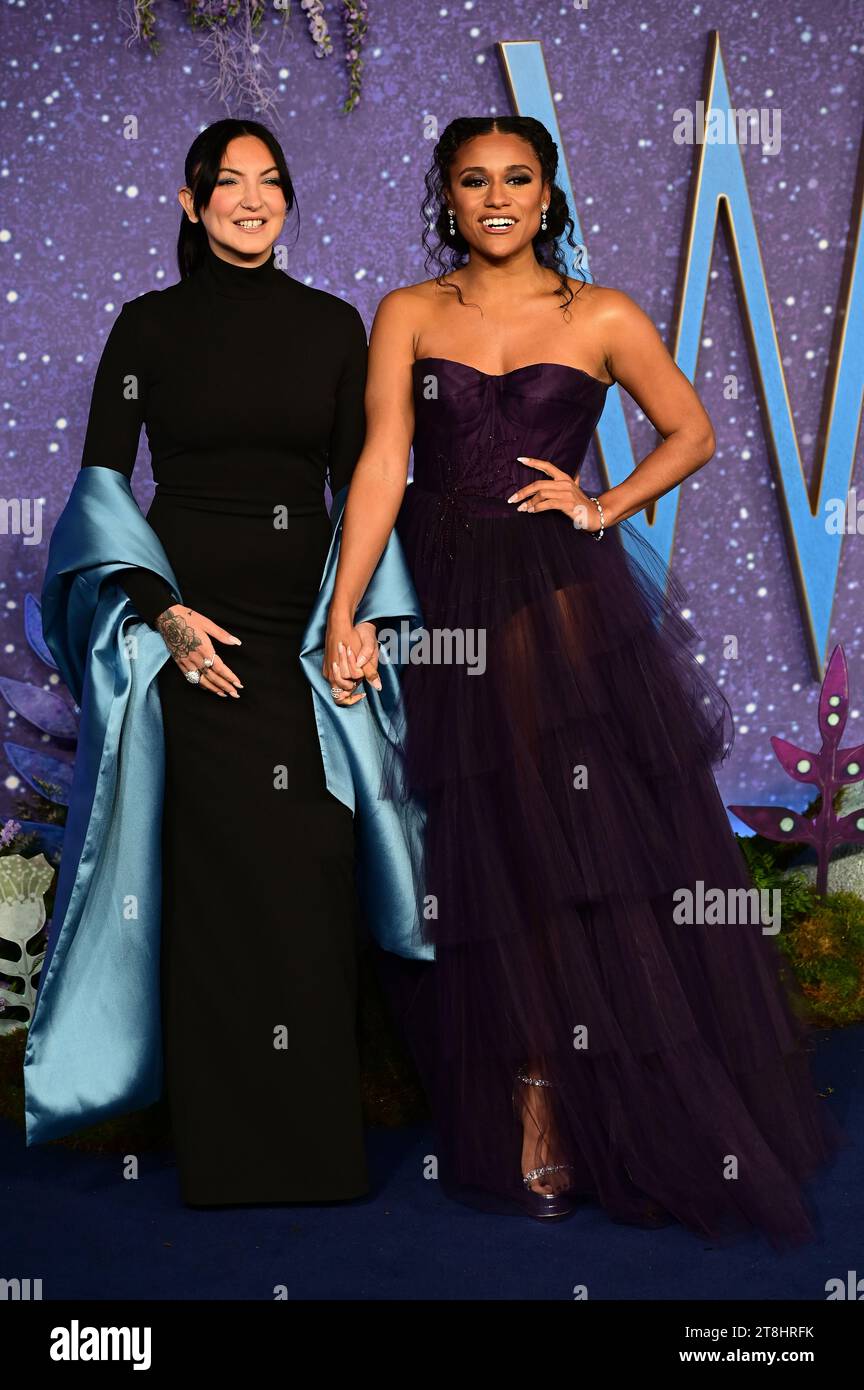 London, UK. 20th Nov, 2023. Julia Michaels and Ariana DeBose attends ...