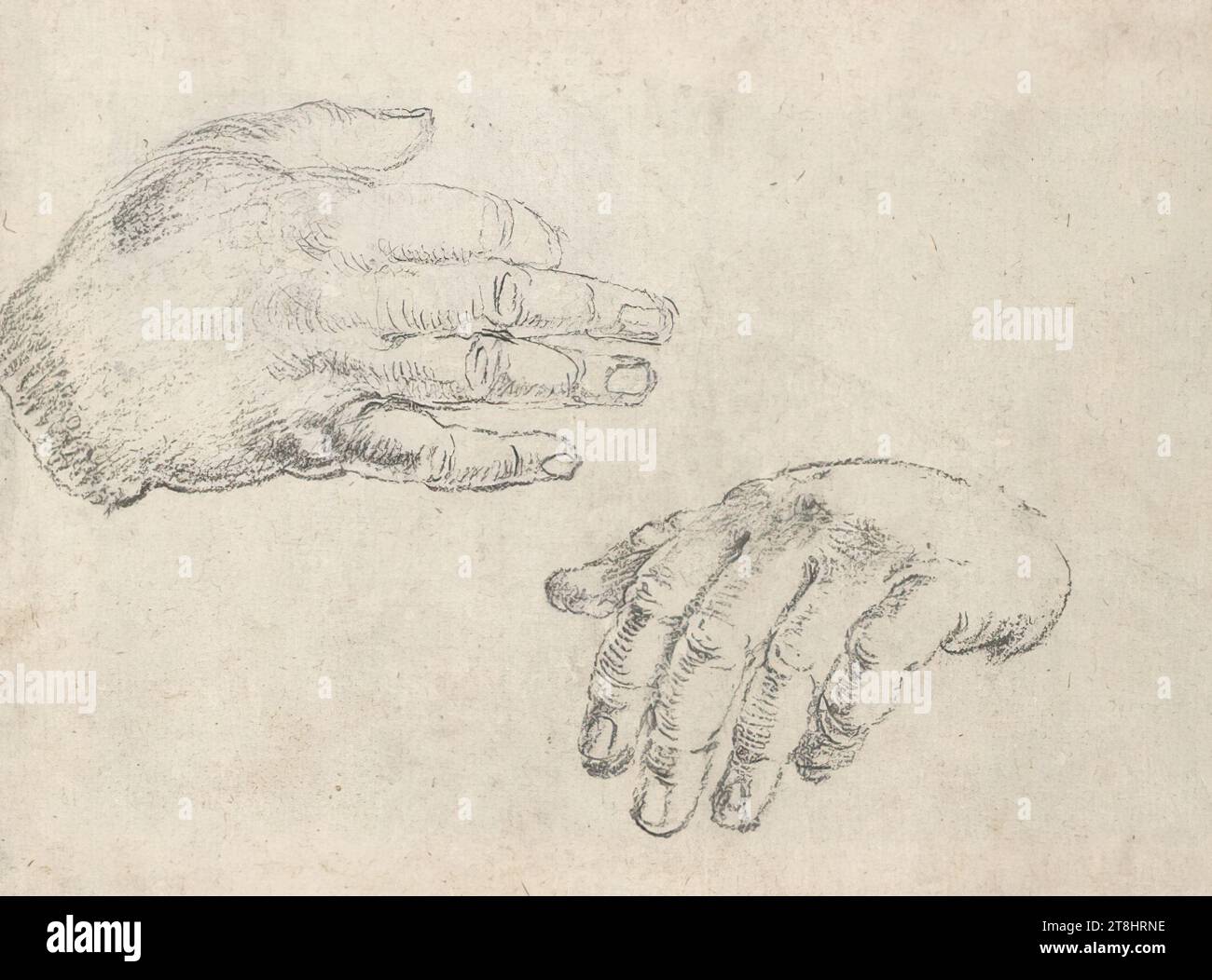 Hand studies, Anonymous, second quarter of the 16th century, drawing ...