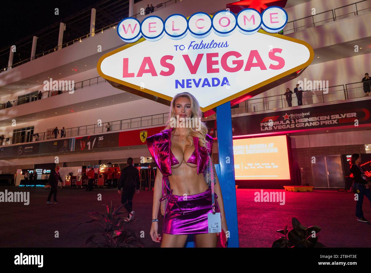 Las Vegas, Vereinigte Staaten. 18th Nov, 2023. November 18th, 2023, Las Vegas Street Circuit ...