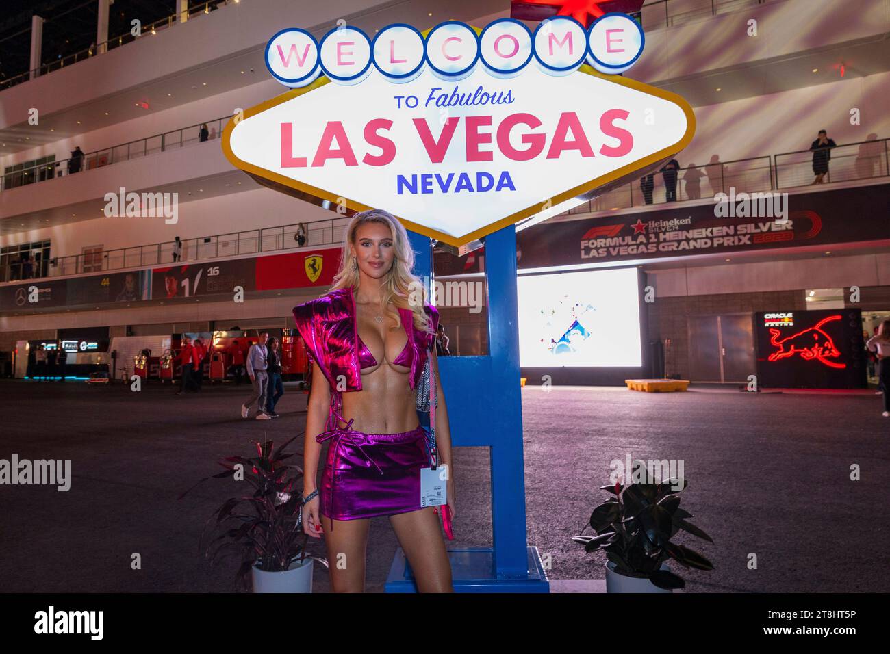 Las Vegas, Vereinigte Staaten. 18th Nov, 2023. November 18th, 2023, Las Vegas Street Circuit ...