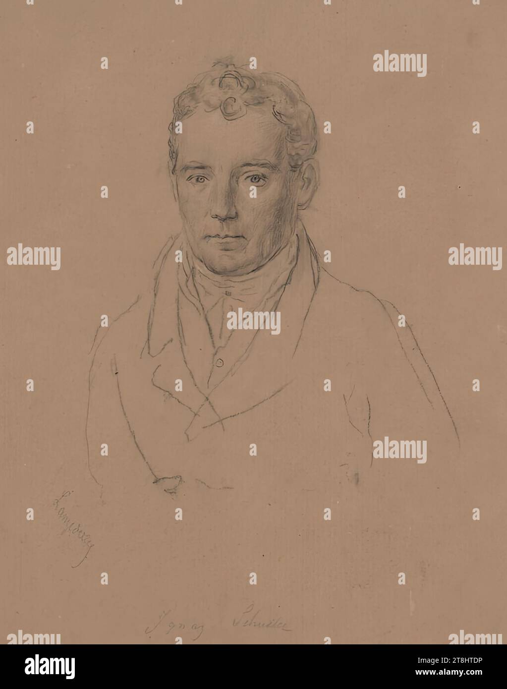 Ignaz Schuster, Karl Lanzedelly, Vienna 1815 - 1865 Vienna, drawing ...