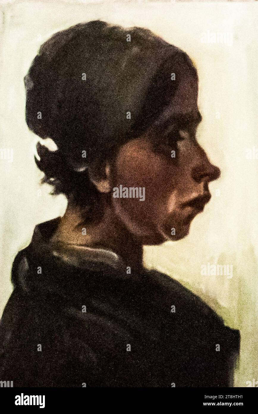 Head of a peasant woman with cap hi-res stock photography and images ...
