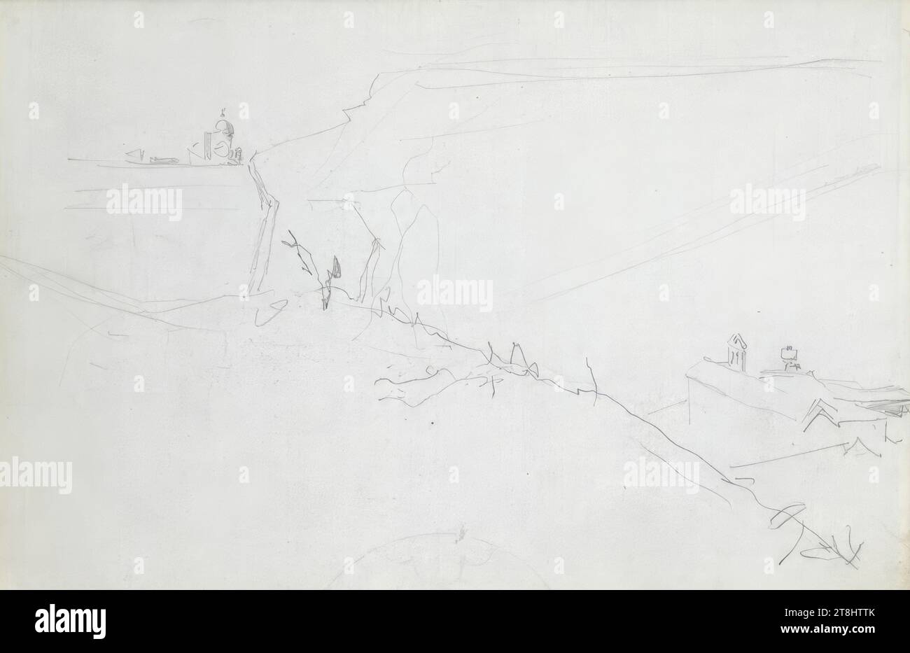 Various sketches, sketchbook Romako Anton; 67 paginated pages, Anton ...