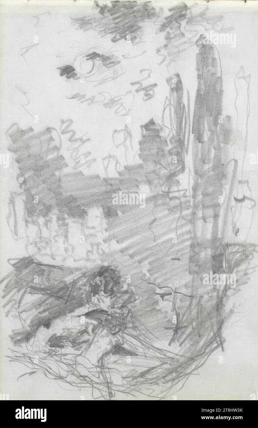 Various sketches, sketchbook Romako Anton; 67 paginated pages, Anton ...
