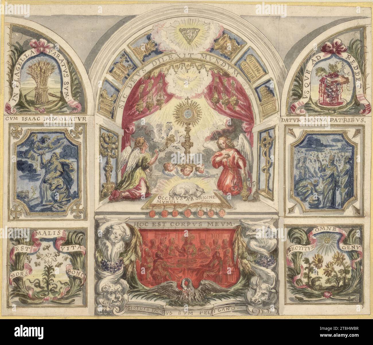 Altar drawing, drawings of the furnishings of the Minimenkonvent in ...