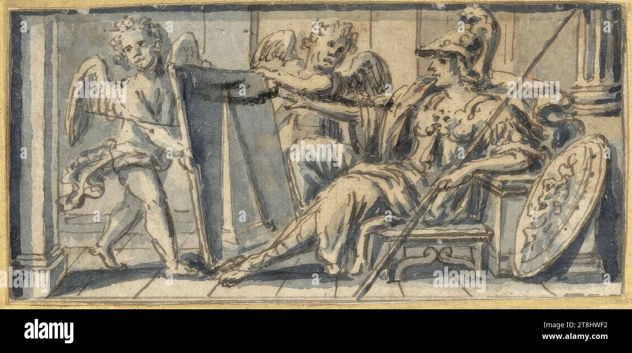 Drawing of a vignette, drawings of the furnishings of the ...