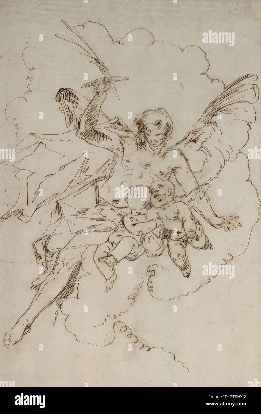 Two putti floating hi-res stock photography and images - Alamy