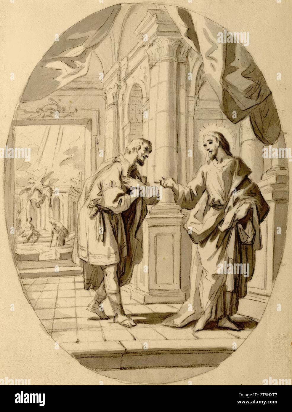 Healing of the Lame Man, Bartolomeo Altomonte, Warsaw 1694 - 1783 St ...